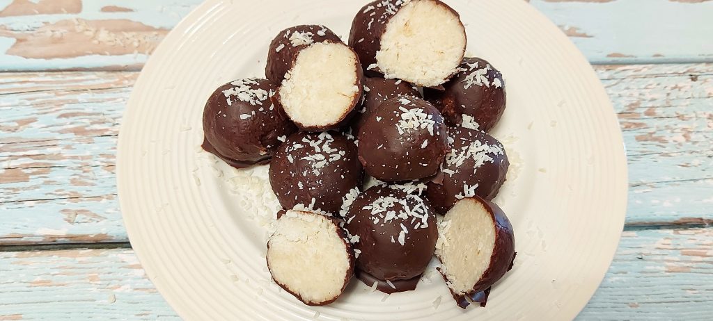 Sütésmentes diétás Bounty golyó/csoki házilag - Salátagyár